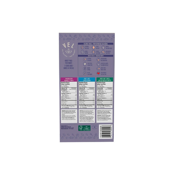 Vel Kosher Bars Variety Pack, 21 x 40 g | Comfort.to