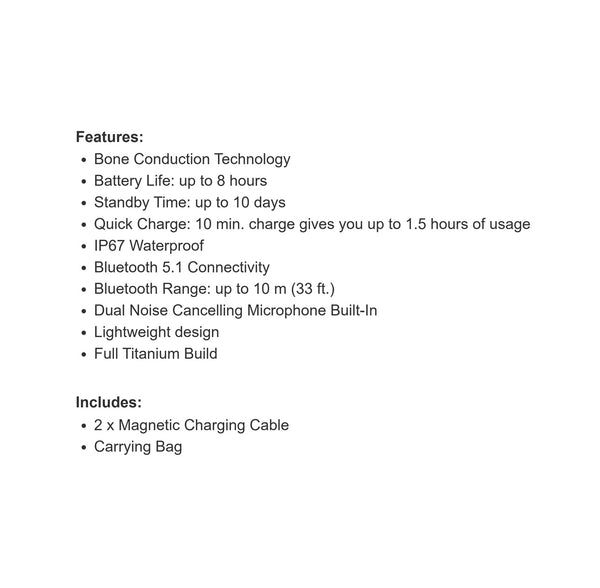 Shokz Openrun SE Bone Conduction Wireless Bluetooth Headphones, 1 unit ...