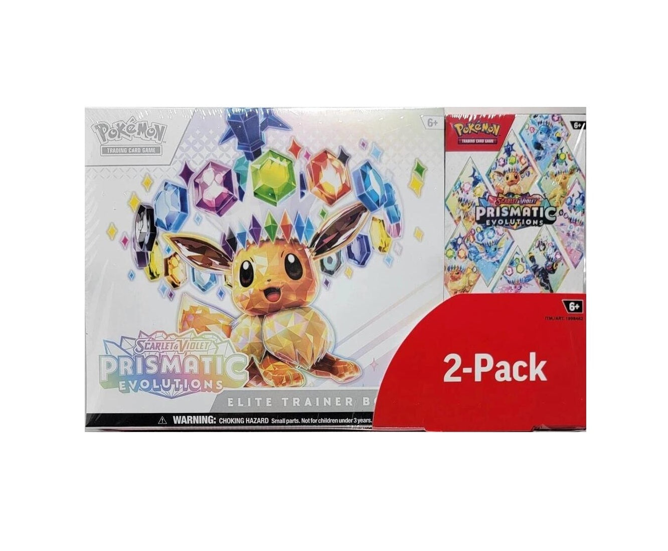 Pokemon Prismatic Evolutions Trainer Box and Booster Bundle, 2 Pack ...